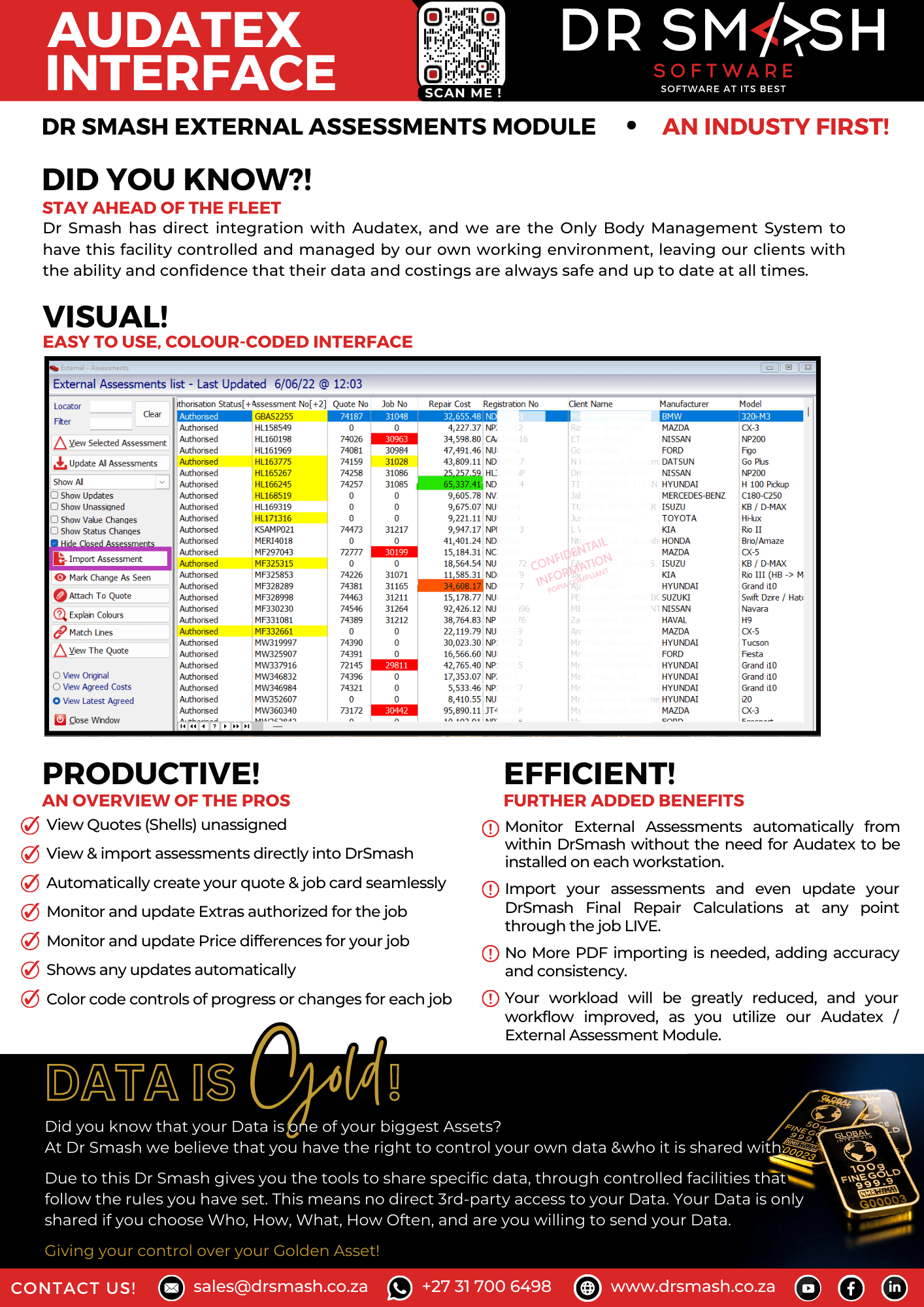 DrSmash Integrations: Audatex Interface - Dr Smash Software