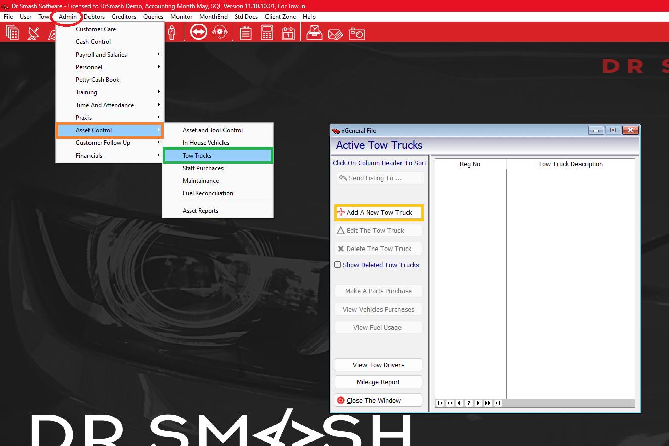 How To: Add a Tow Truck - Dr Smash Software